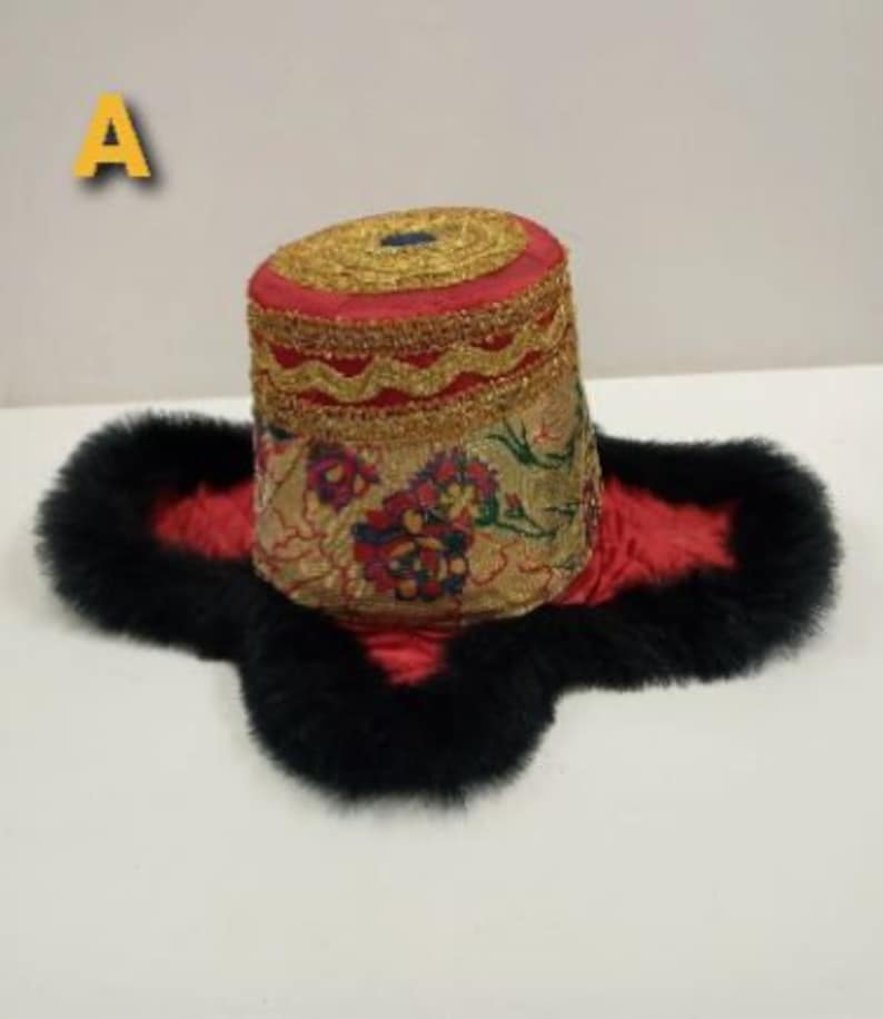 Gorgeous Tibetan Lama Winter Hat, Tibetan Hat,tradition Hat .nepal - Etsy