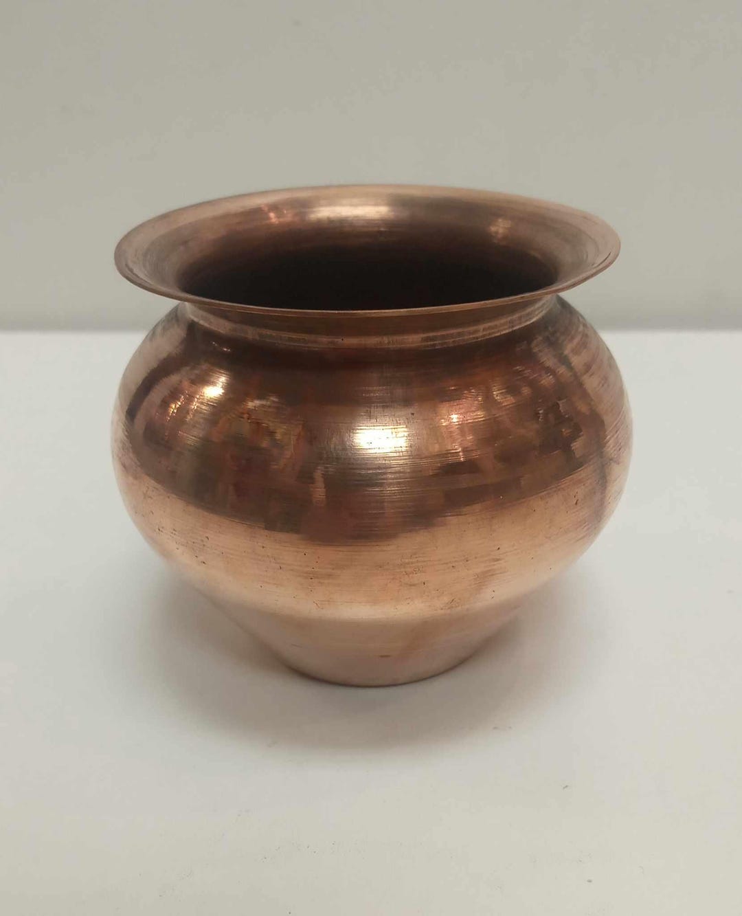 PUJ 1007 Gorgeous Pure Copper Water Pot ,kalash, Flower Vase( Gagri ...