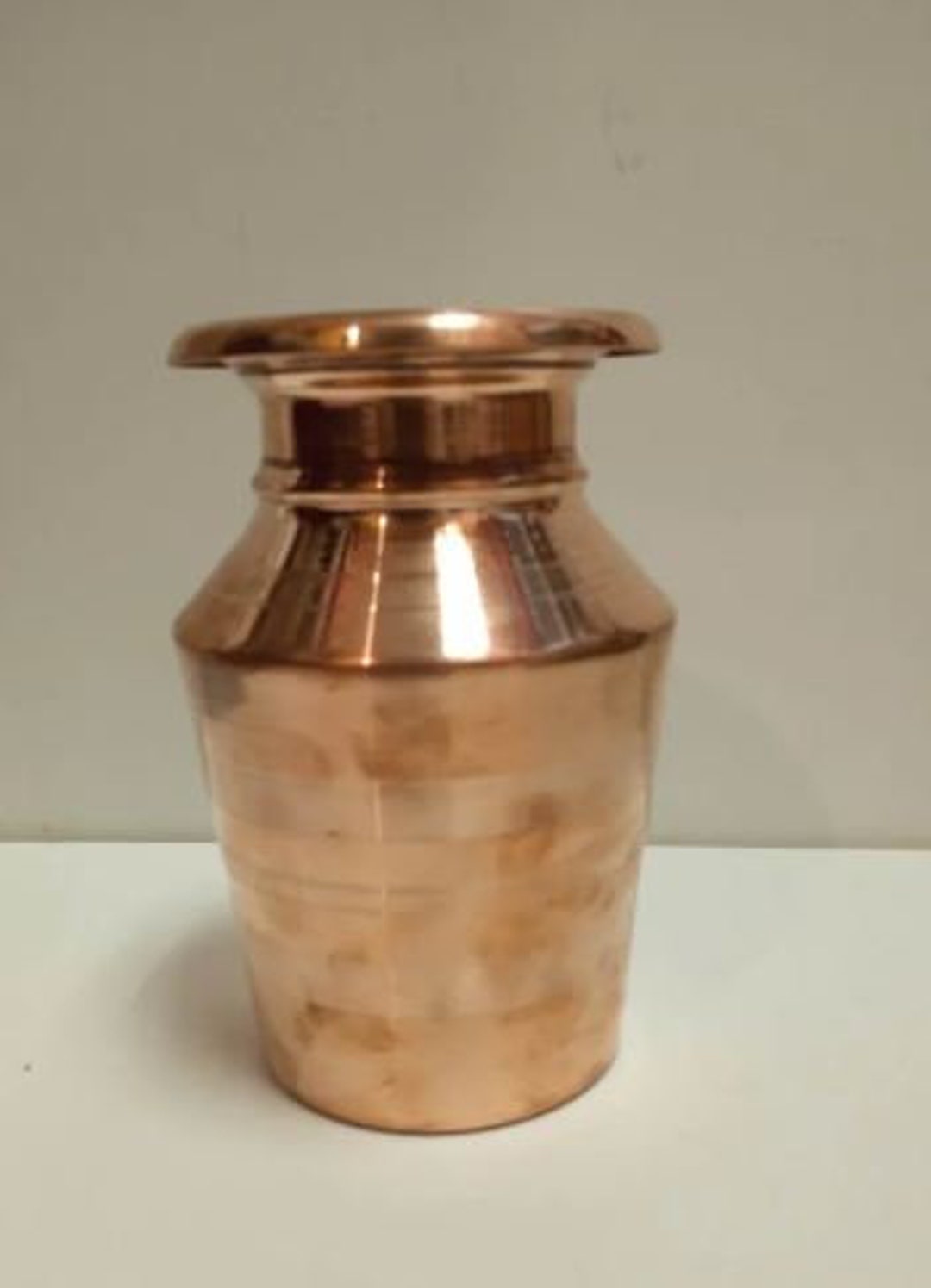PUJ 1019A Gorgeous Copper Water Pot kalash vase Gagri Puja festival puj-1019a-gorgeous-copper-water-pot-kalash-vase-gagri-puja-festival