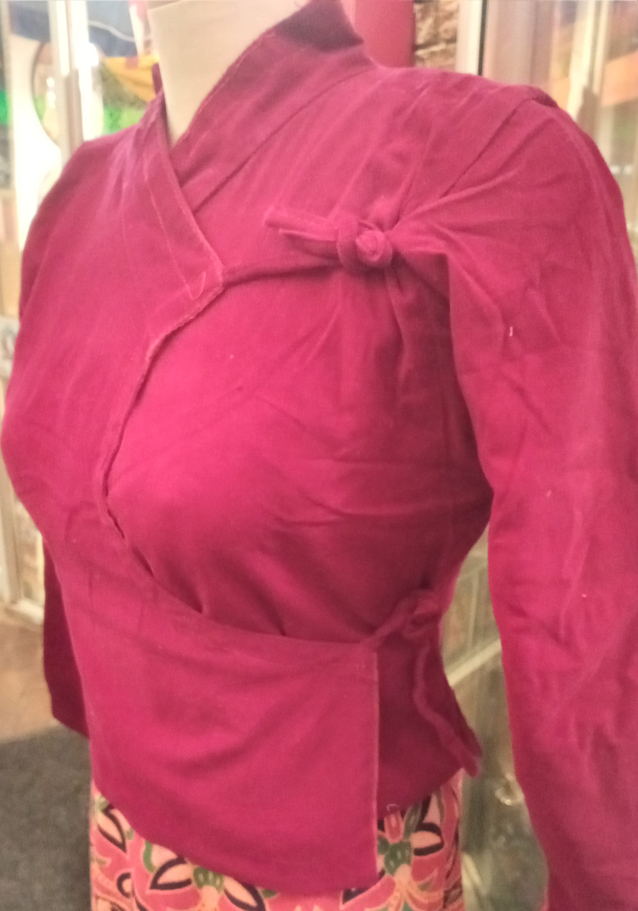 Gorgeous Traditional Nepali Women Chaubandi Cholo,blouse,chili. Nepal ...