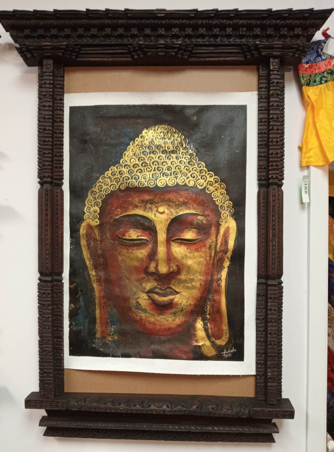 Large Hand Carved Traditional Nepalese Frame (27" X 38") - Etsy
