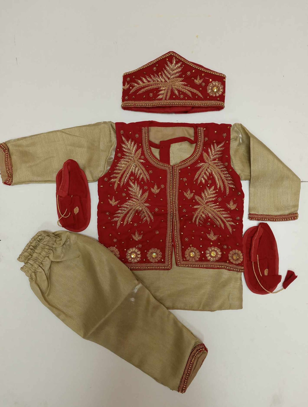 Gorgeous Traditional Pasni Dress for Kids - Annaprasan Rice Feeding ...