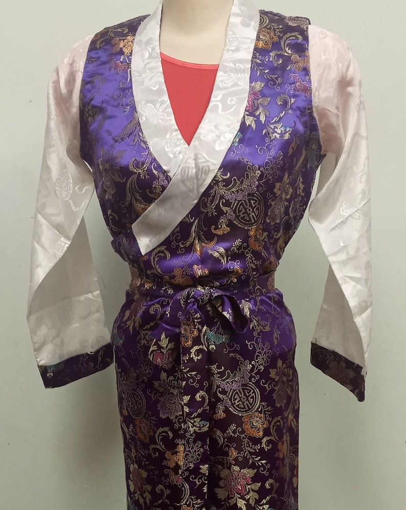 CLT 115 Traditional Tibetan ,tamang Ladies Dress. Chuba Dress,bakhu ...