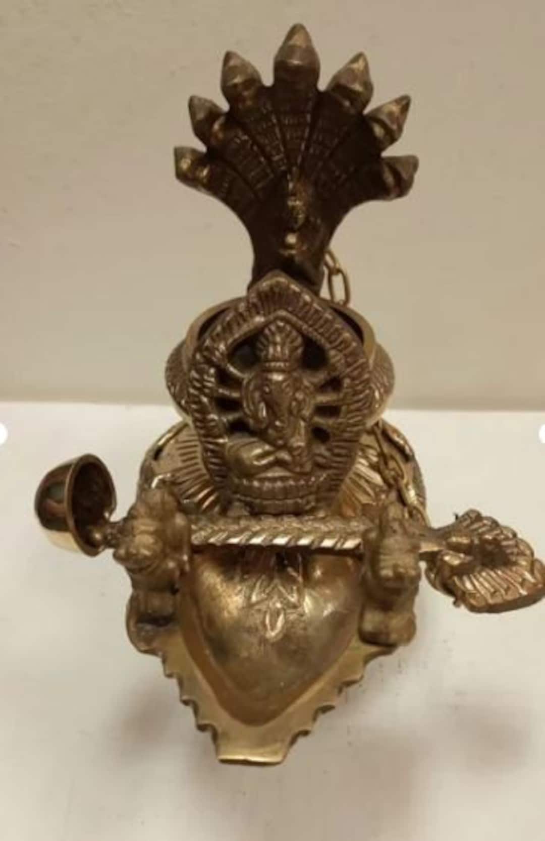 SUD 185 7 Ins Traditional Nepali Ritual Oil Lamp,( Sukunda ) - Etsy
