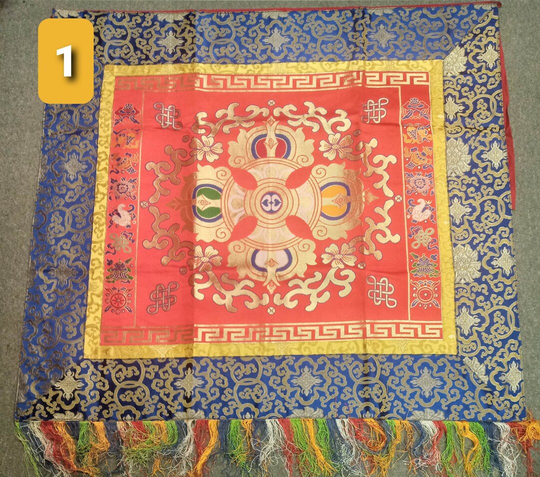 Gorgeous Tibetan Table Cloth,tabla Decoration, Alter, Buddhist, Brocade ...