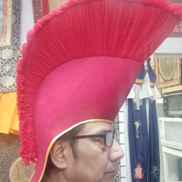 Tibetan Monk Hat - Etsy