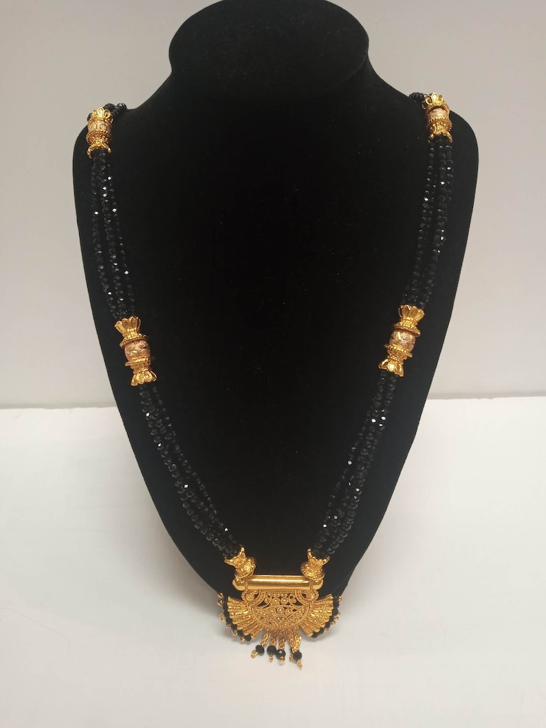 Beautiful Beads Mangalsutra Necklace, Mangal Sutra Mala, Dashai, Tihar ...