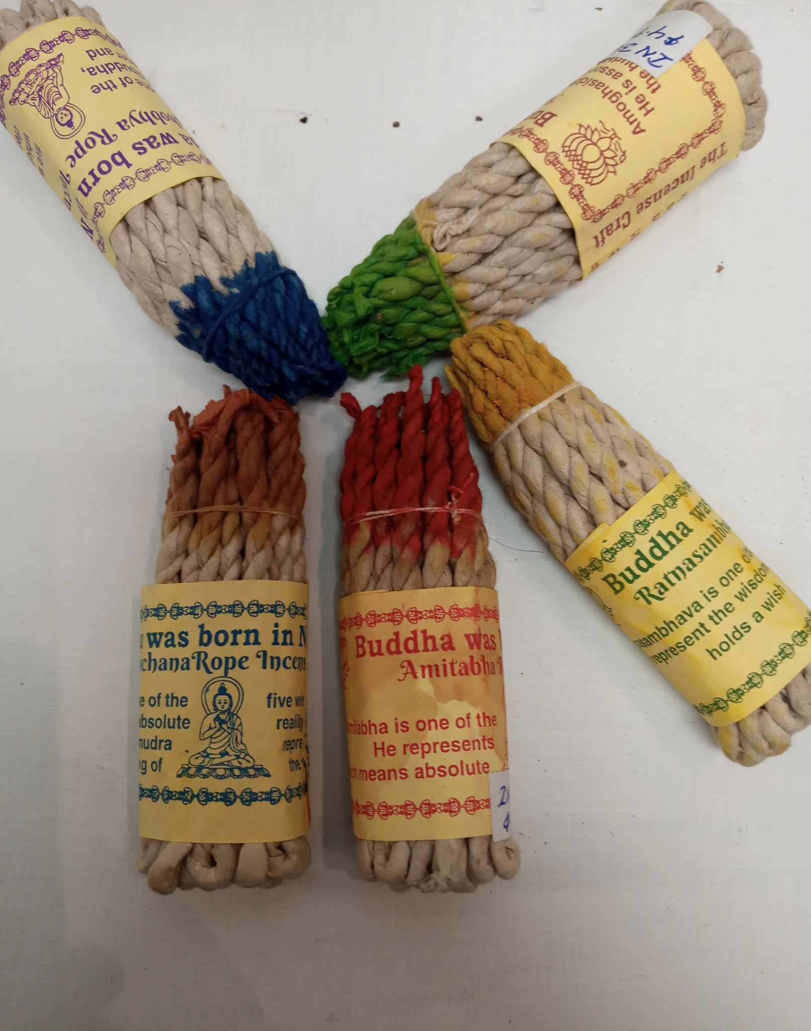 5 Packet Himalayan Hand Rolled Rope Incense.buddha Was Born in Nepal ...