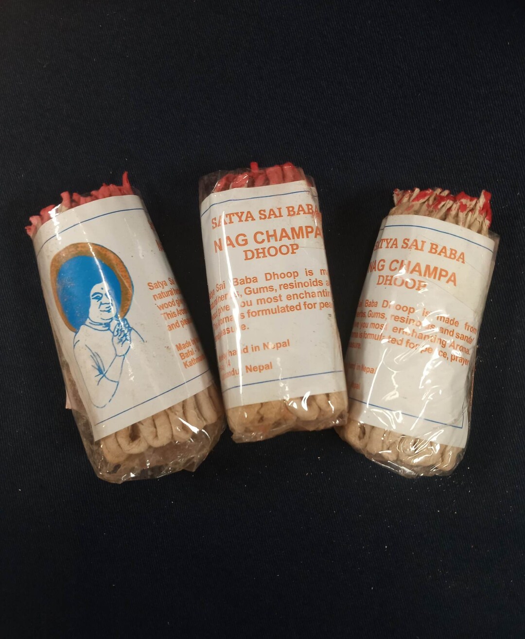 Satya Sai BABA Nag Champa Himalayan Hand Rolled Rope Incense From Nepal ...