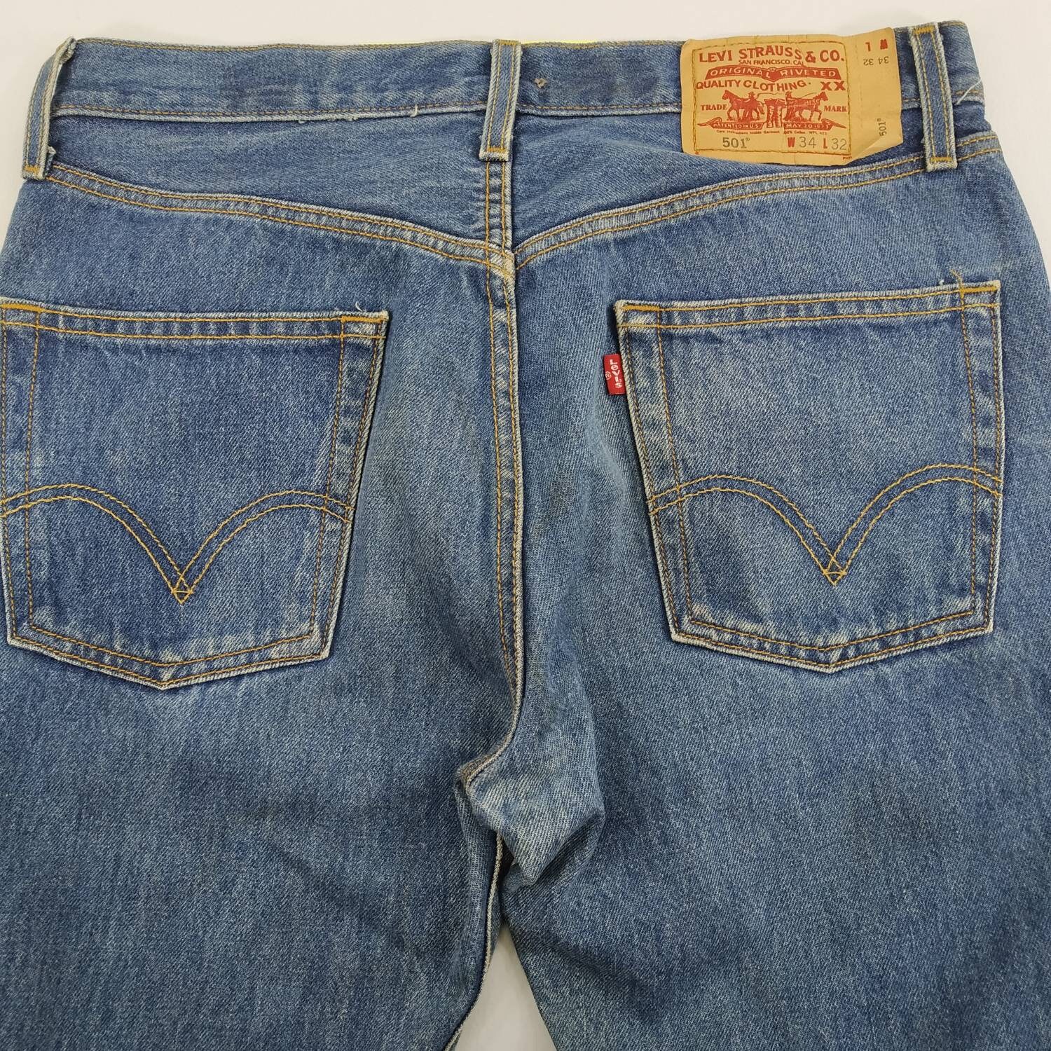 Size 32 Levi's 501 Dirty Denim Jeans Levi's Jeans Levi's 90s Size 32 Levi's 501 Dirty Denim Jeans Levi's Jeans Levi's 90s