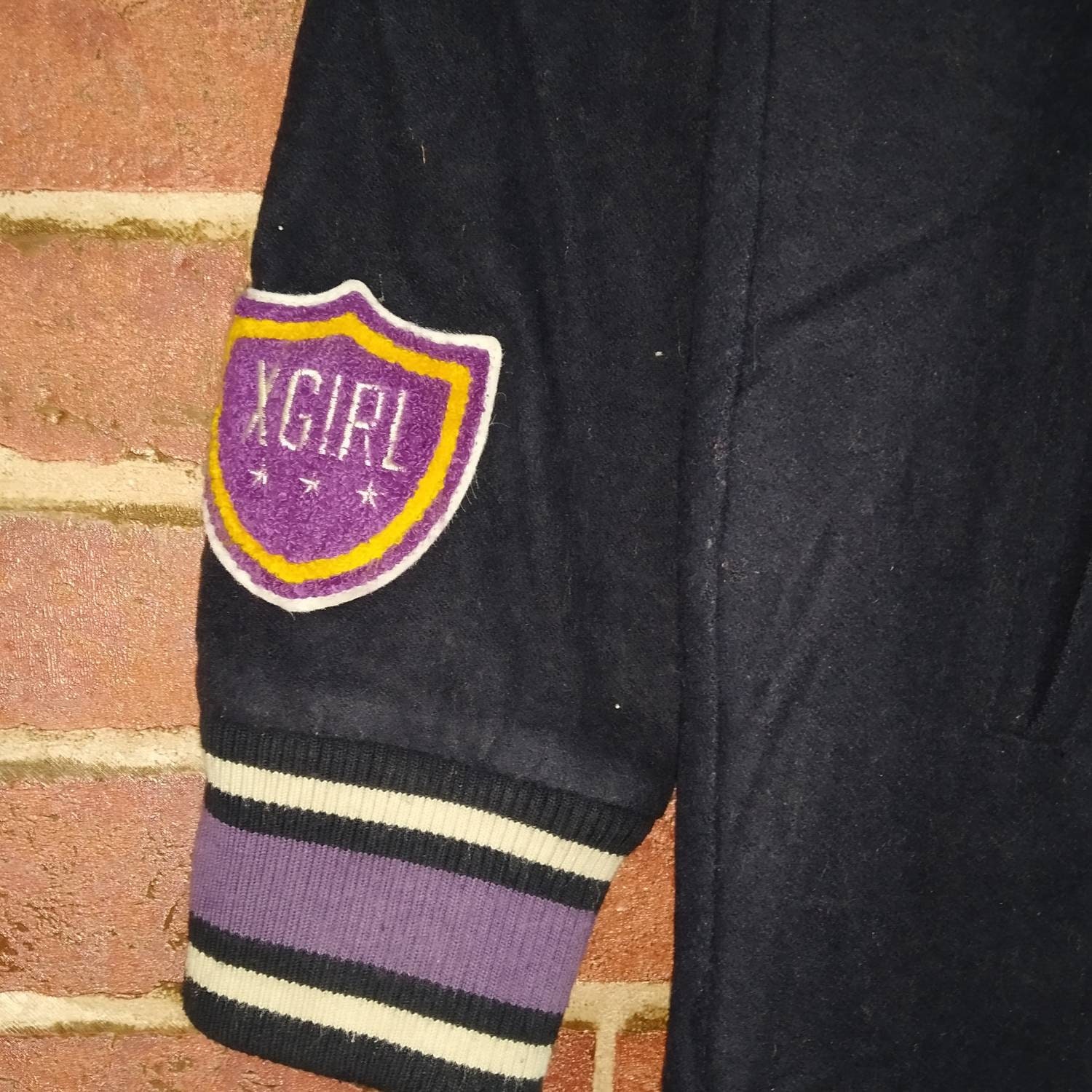 Rare!! X-girl Snap Button Women Style Jacket Embroidery Logo Nice ...