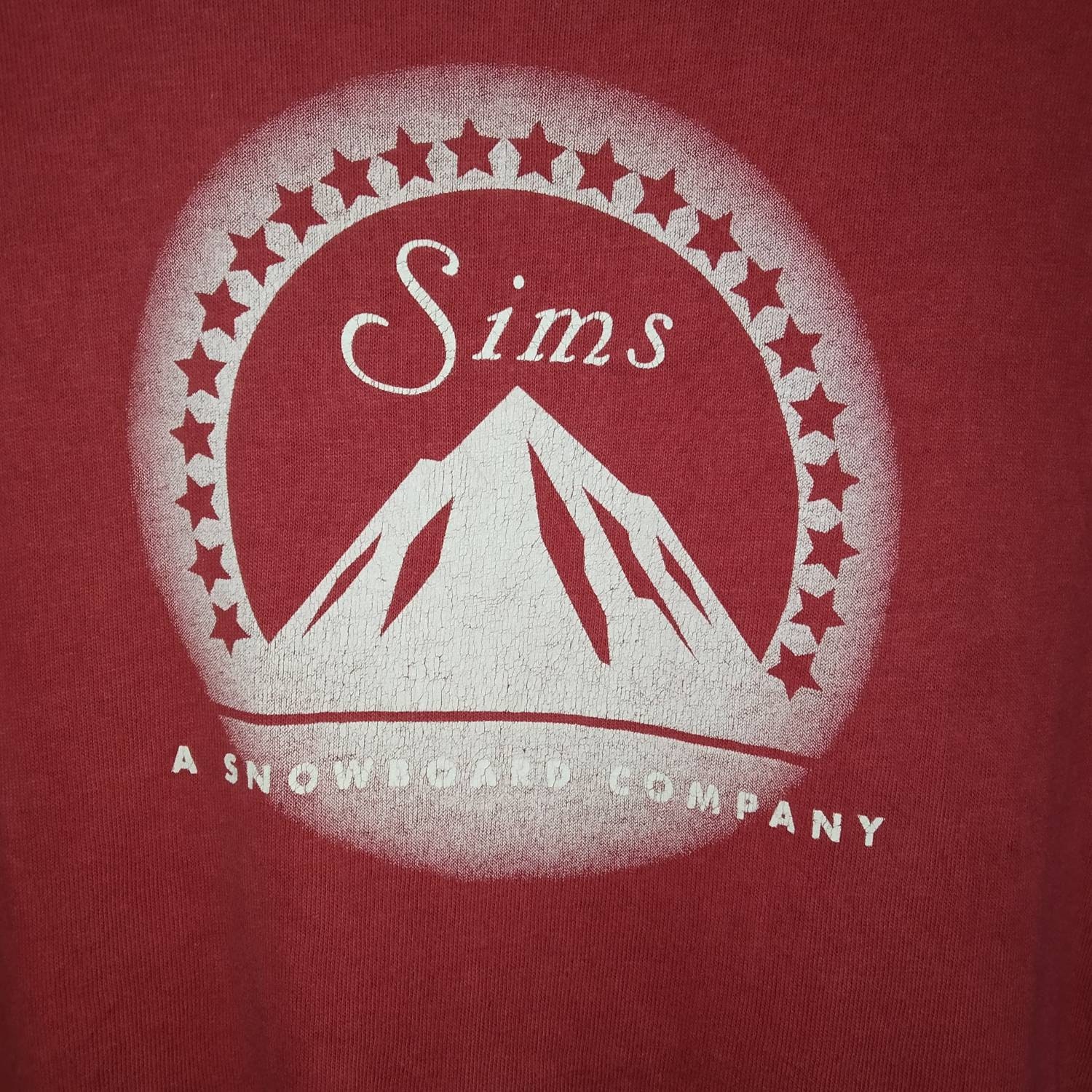 Rare SIMS Snowboards Logo Sims Promo T-shirt Size M - Etsy