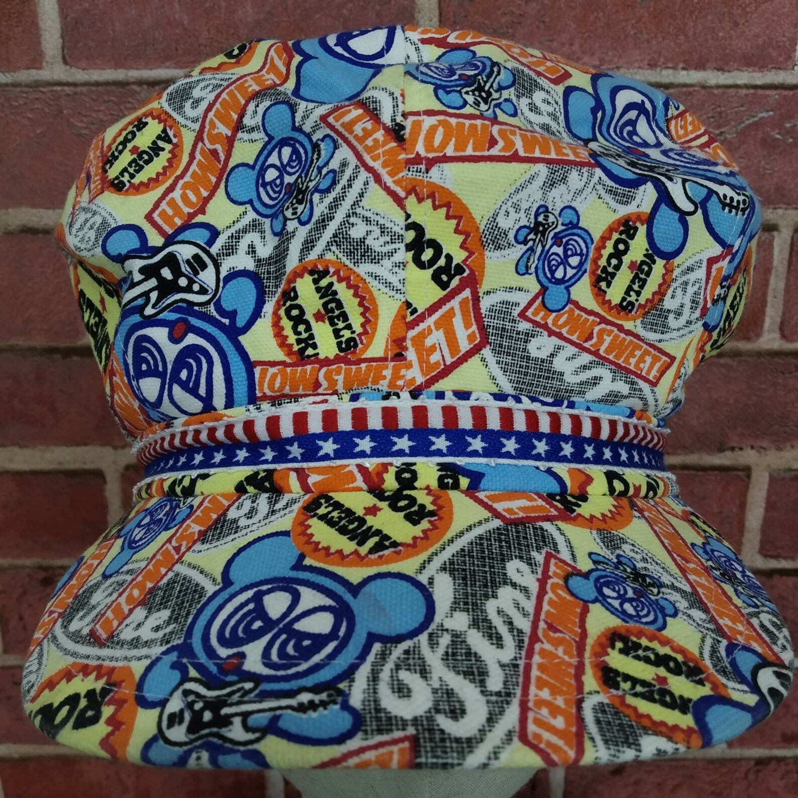 Rare!! Colourful Style Cute Cartoon Trucker Cap Nice Design Cap - Etsy