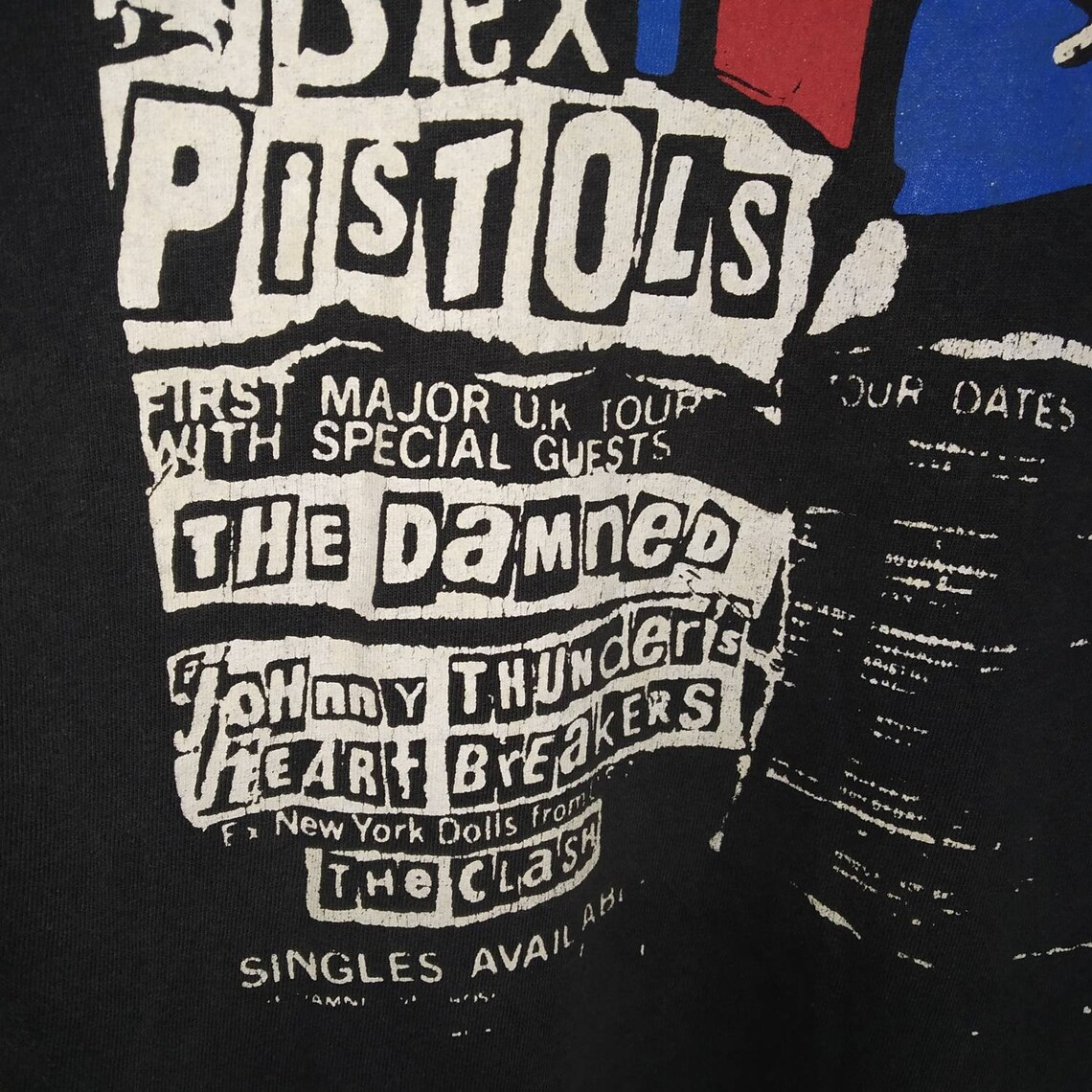 Vintage 90s Punk Flayers Anarchy in the UK Sex Pistol/ the Damned / the ...