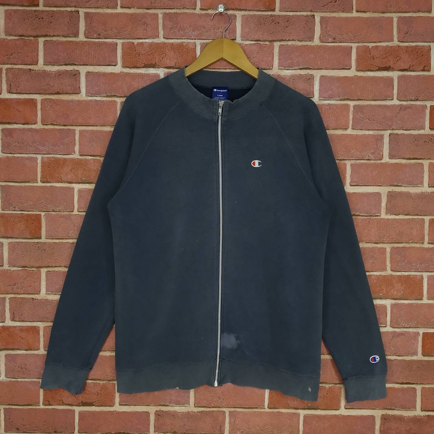 CHAMPION Full Zipper Sweater Unisex Medium Size - Etsy