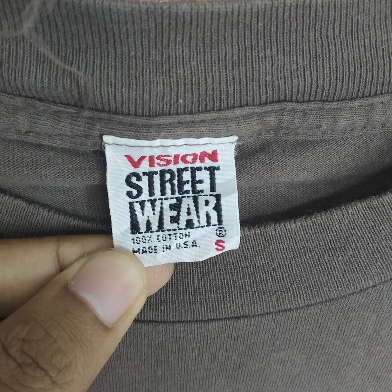 Vintage Vision Street Wear Skateboard Style T-shirt - Etsy