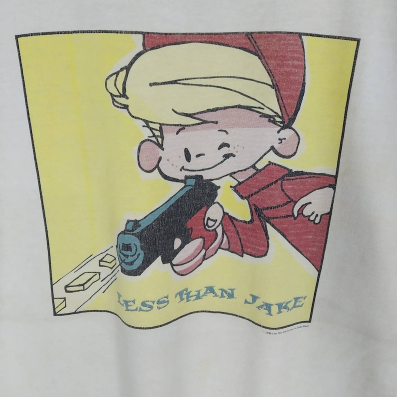 Vintage 90s Less Than Jake Punk Rock Band Concert T-shirt - Etsy