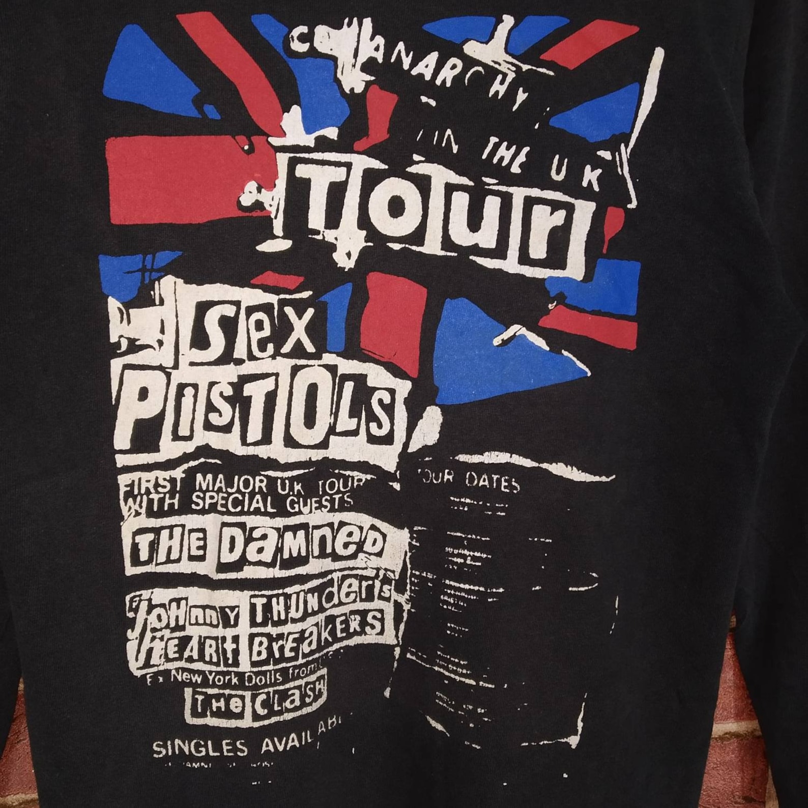 Vintage 90s Punk Flayers Anarchy in the UK Sex Pistol/ the Damned / the ...