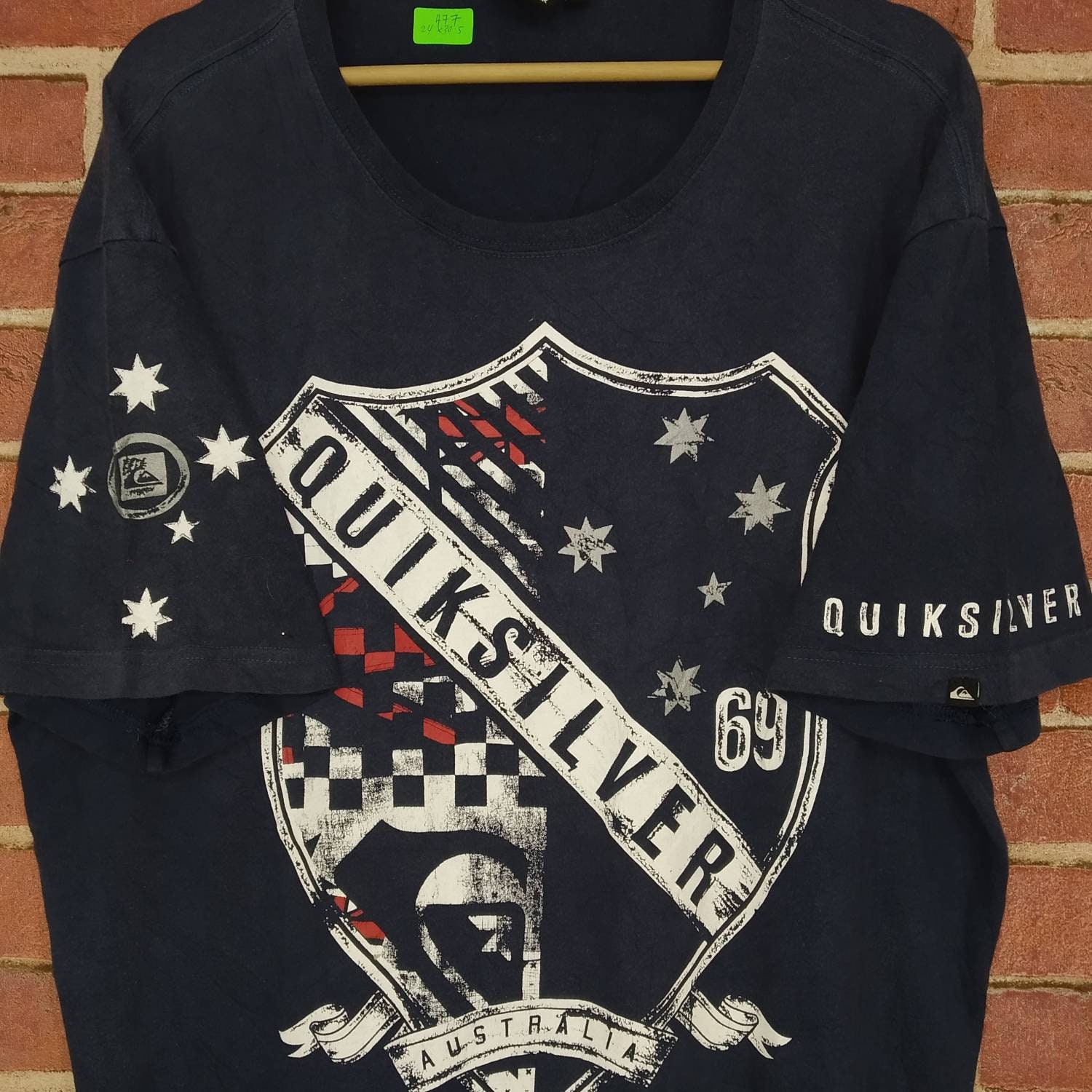 Rare!! Quicksilver Big Logo Surf Surfing Style T-shirt Size XL - Etsy