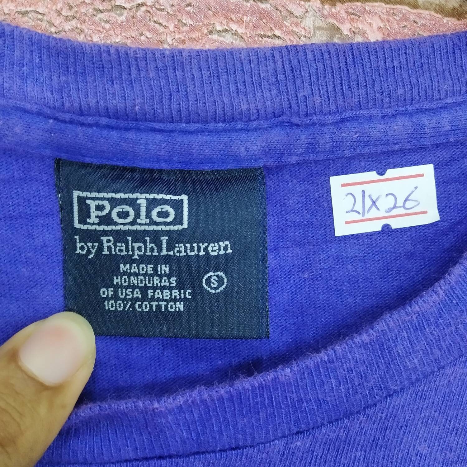 Vintage Polo by Ralph Lauren Embroidery Big Logo Polo T-shirt - Etsy