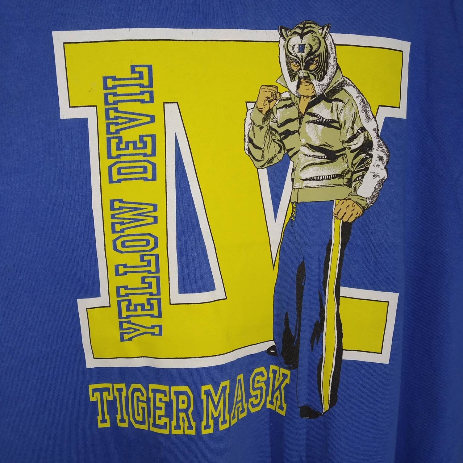 Tiger Mask Yellow Devil Japanese Wrestling Sports Wrestler T-shirt - Etsy