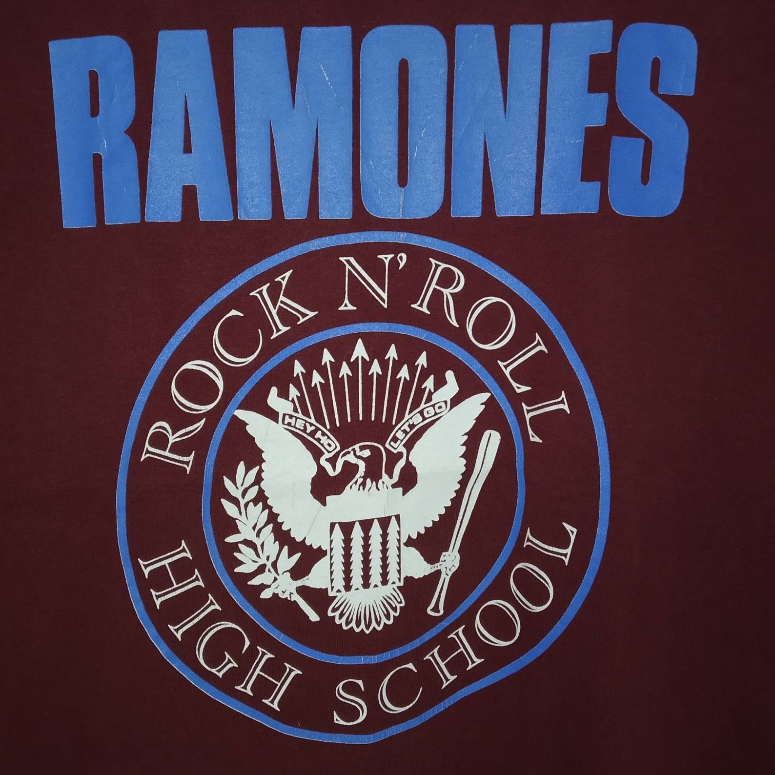 Vintage 90s the Ramones Rock N' Roll High School Hey Ho Let's Go ...