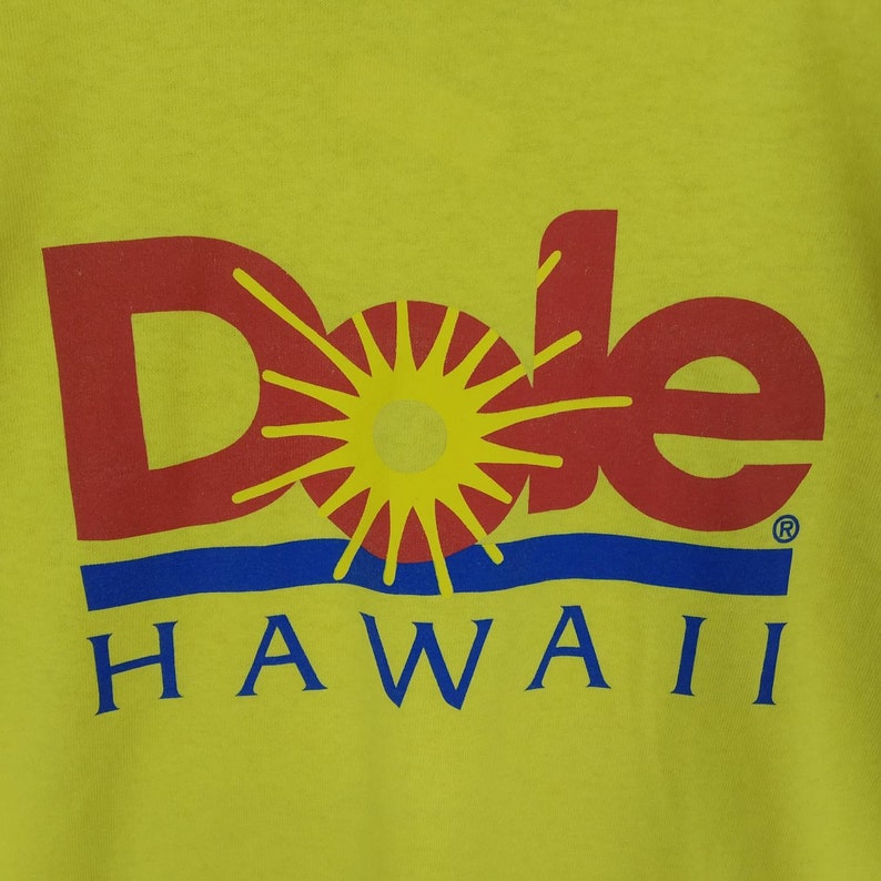 Rare!! DOLE Hawaii Nice Design T-shirt Small Size - Etsy