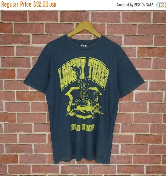 Looney Tunes Road Runner Cartoon Movie T-shirt Large … - Gem