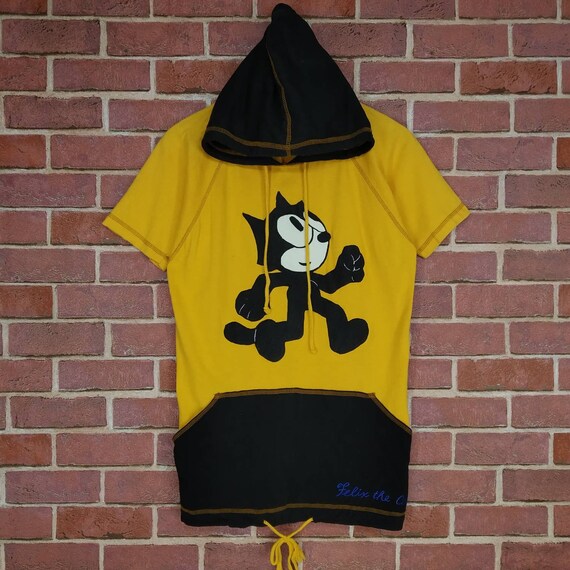 Vintage Felix The Cat Animated Cartoon Hoodie Medium … - Gem