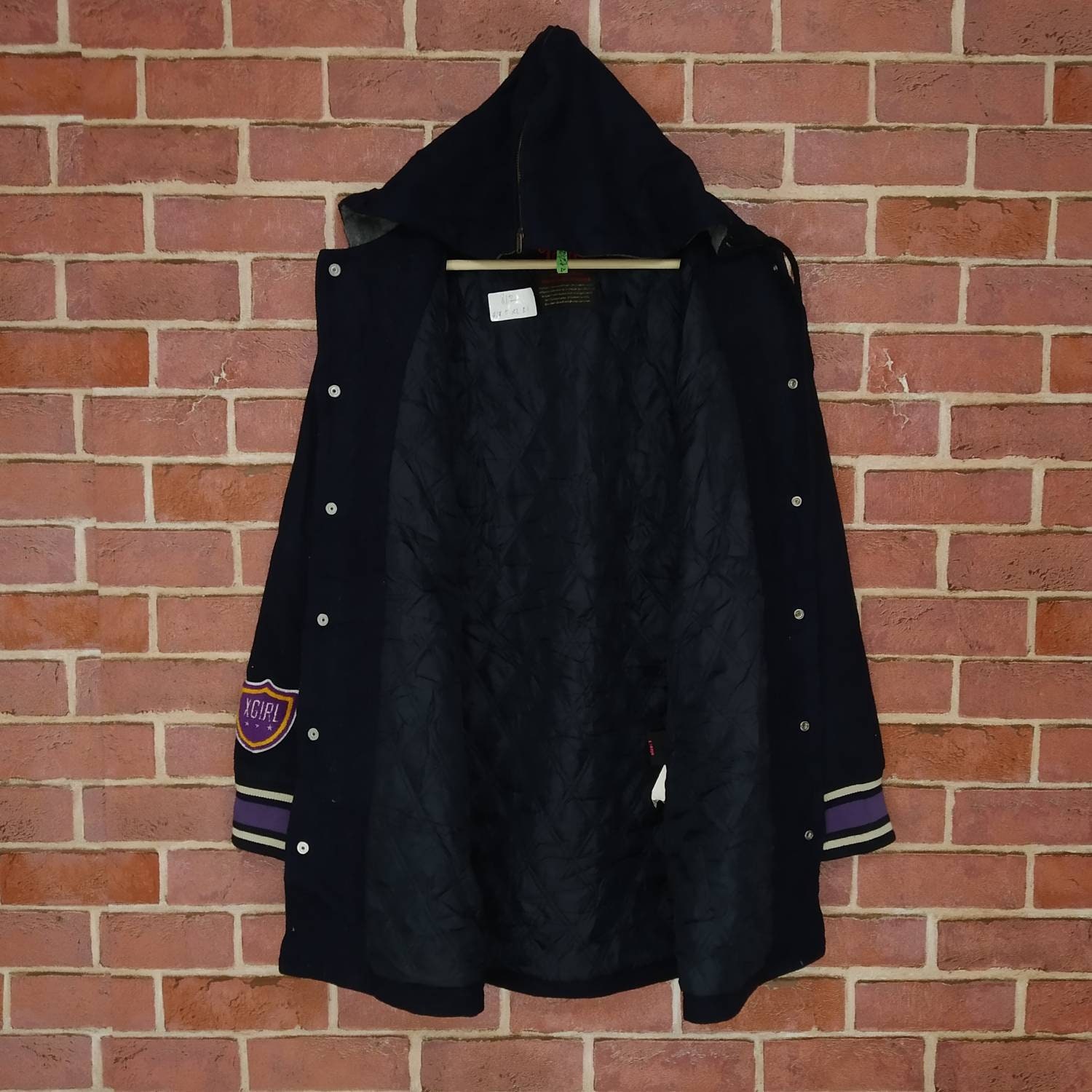 Rare!! X-girl Snap Button Women Style Jacket Embroidery Logo Nice ...