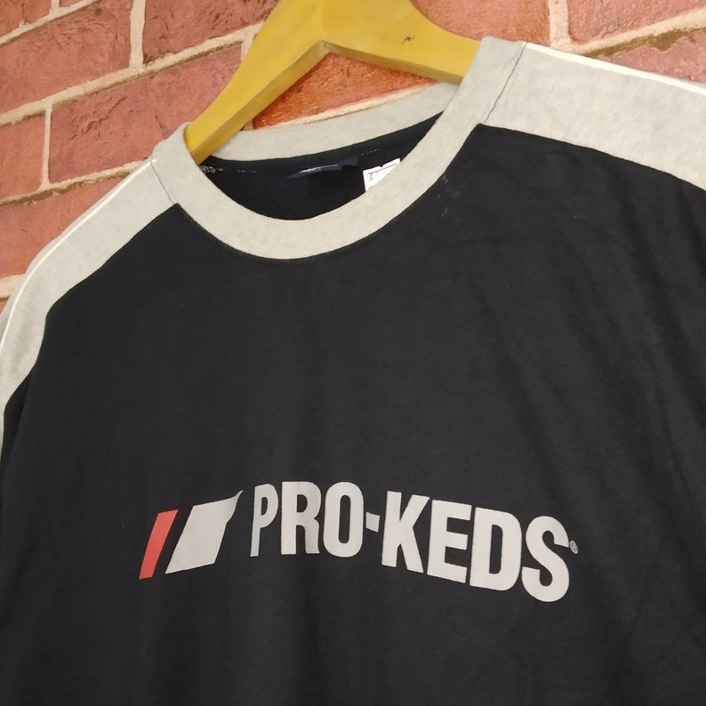 PRO-KEDS Sports Big Logo With Stripes Design T-shirt Medium Size - Etsy