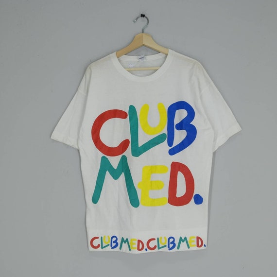 Vintage Club Med Big Logo Multicolor Artwork Pattern Pop Art | Etsy