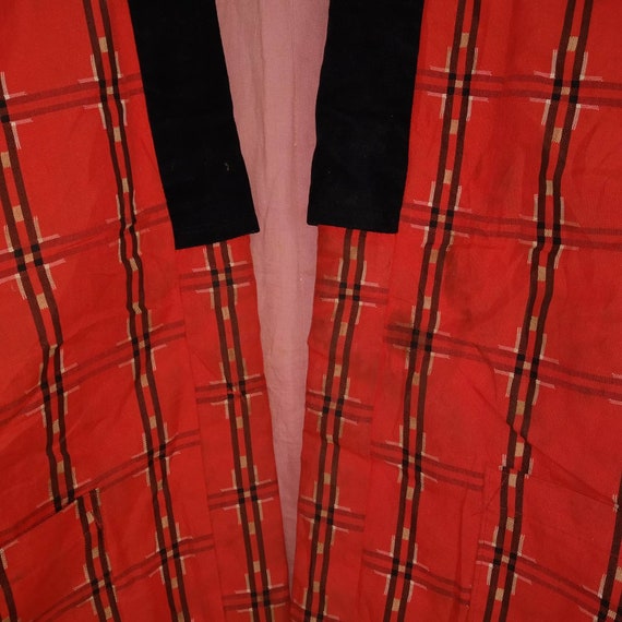 Rare!! Kuwano Haori Short Kimono Checkered Design Kim… - Gem