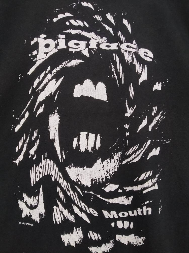 Rare!! Vintage 90s Pigface Washingmachine Mouth Band Concert T-shirt - Etsy