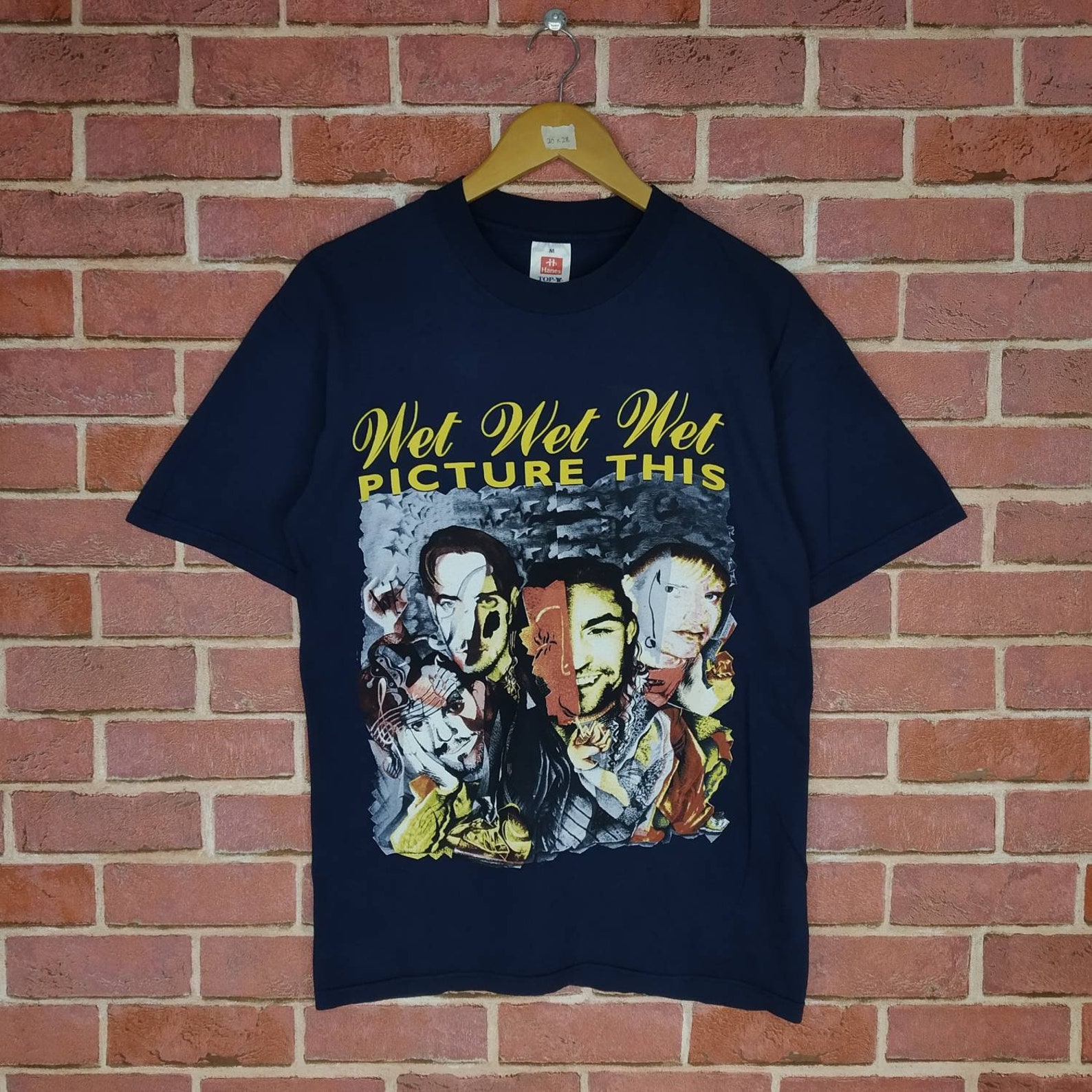 Vintage 90s Wet Wet Wet Band Tour T-shirt Concert Medium Size - Etsy