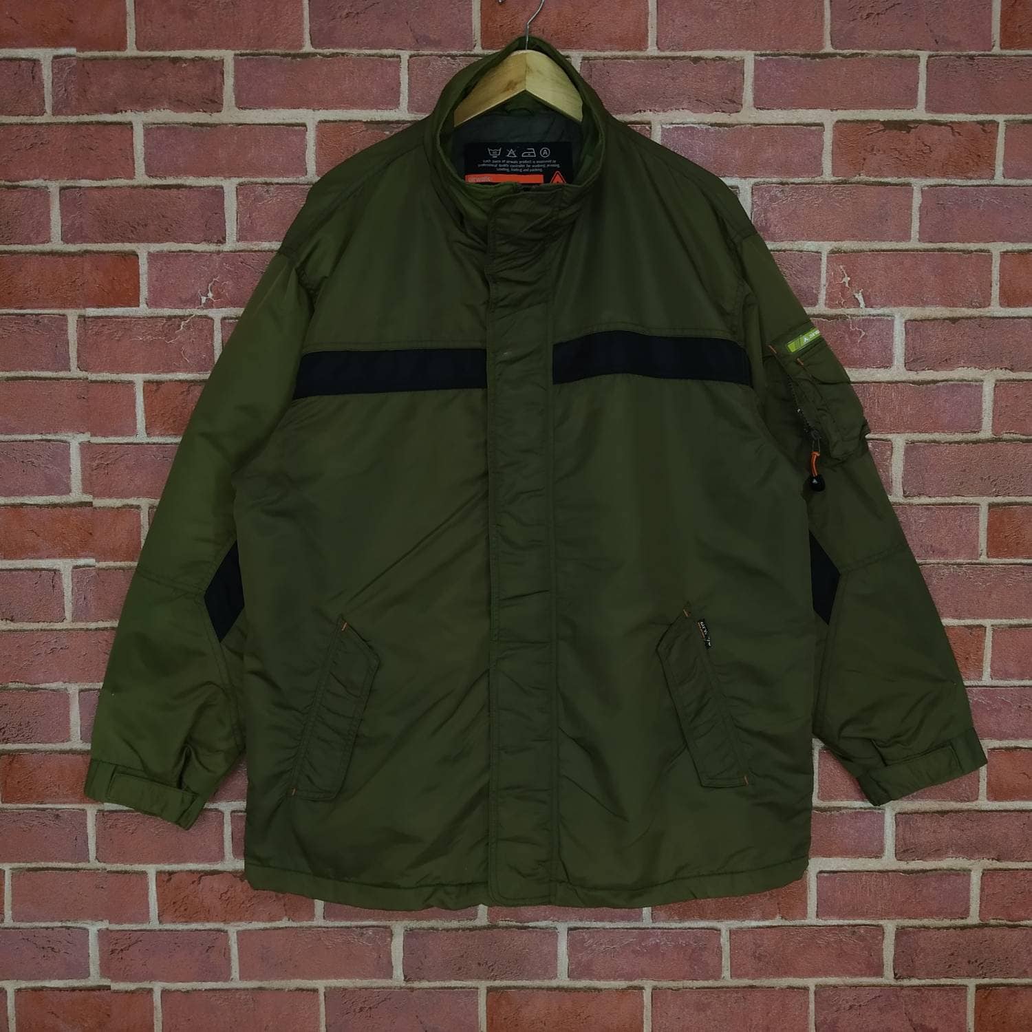 Rare!! AIRWALK Style Flight Jacket Zipper Airwalk Bomber Jacket Size L ...