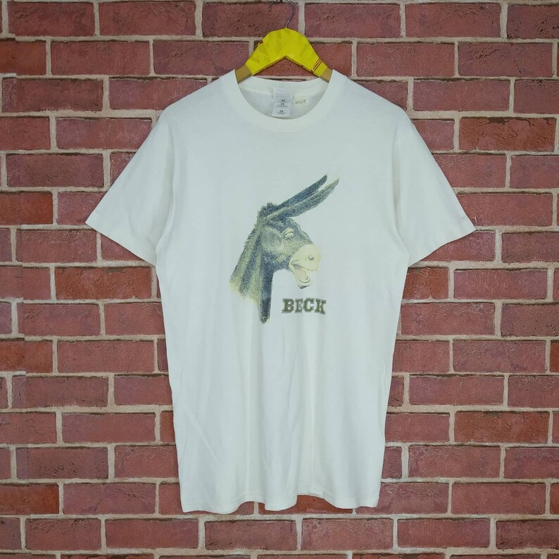 Vintage 90s Beck Odelay American Band Promo T-shirt Unisex Medium Size ...