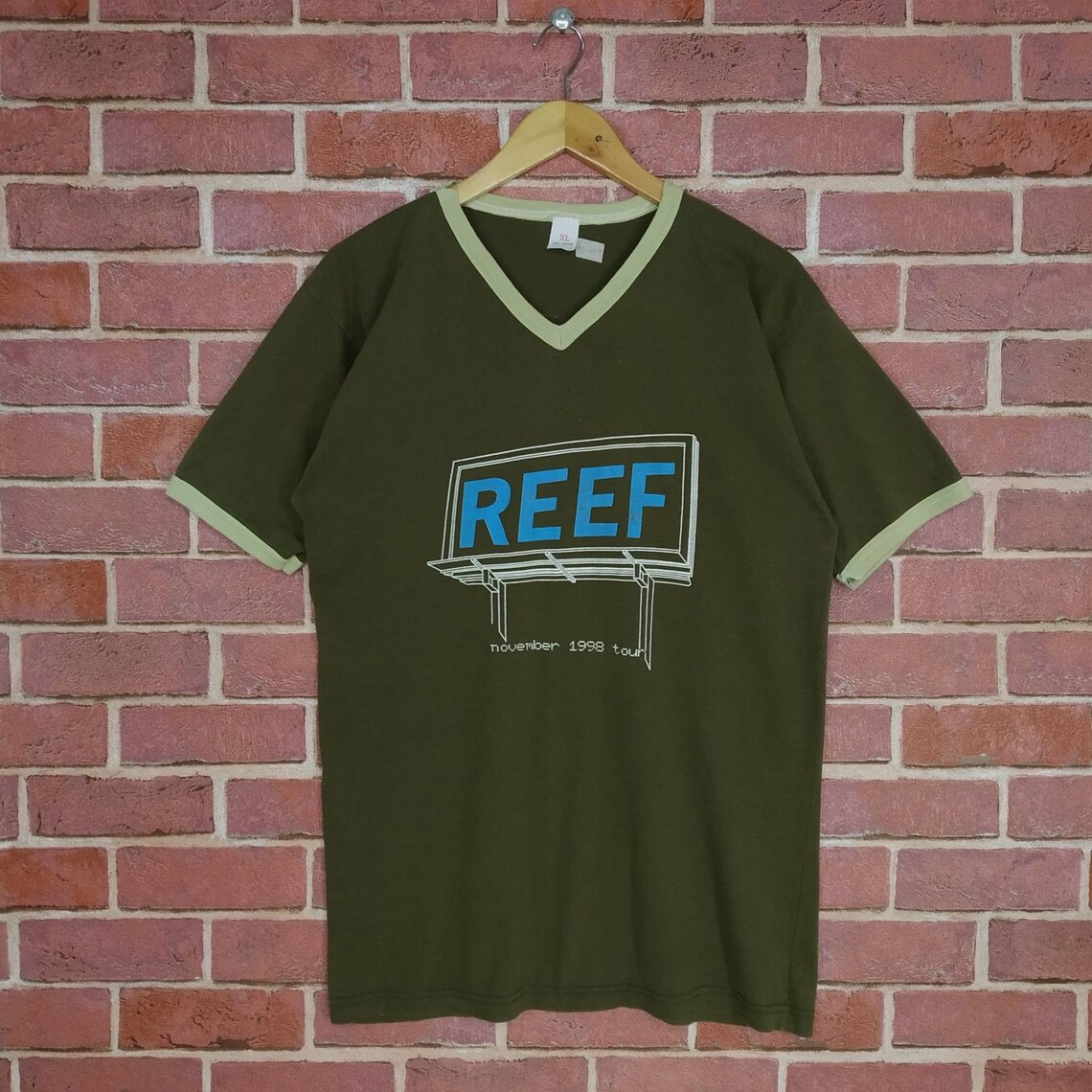 Vintage 90s REEF Band Concert Music Tour T-shirt Medium Size - Etsy