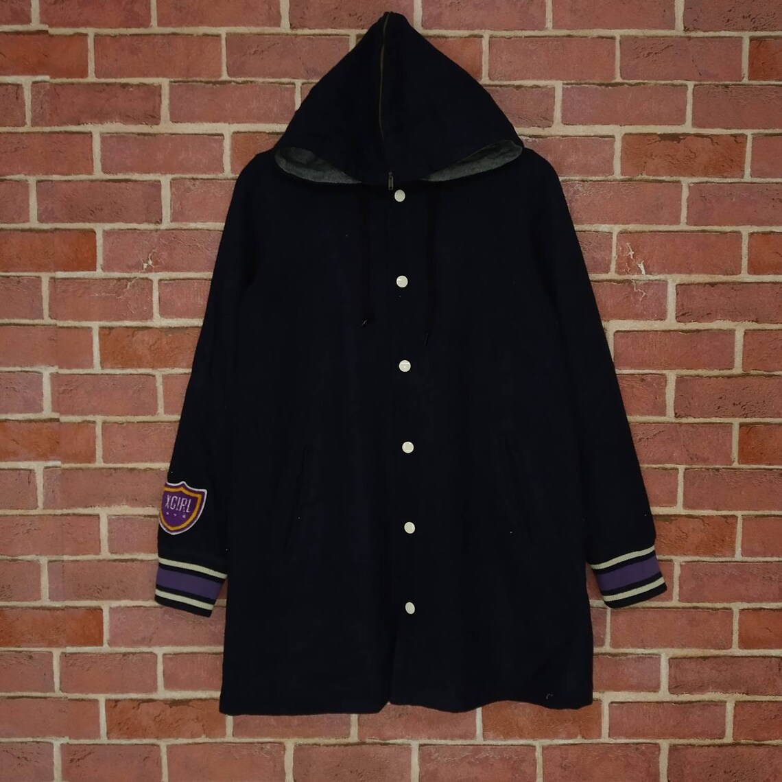 Rare!! X-girl Snap Button Women Style Jacket Embroidery Logo Nice ...