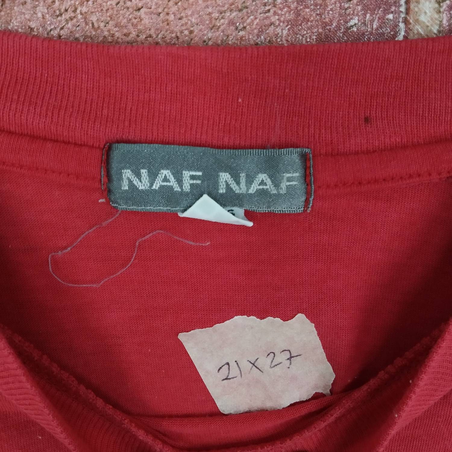 Vintage NAF NAF Embroidery Logo T-shirt Large Size - Etsy
