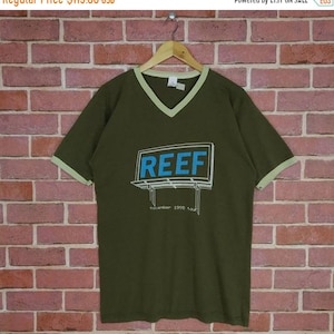 Vintage 90s REEF Band Concert Music Tour T-shirt Medium Size - Etsy