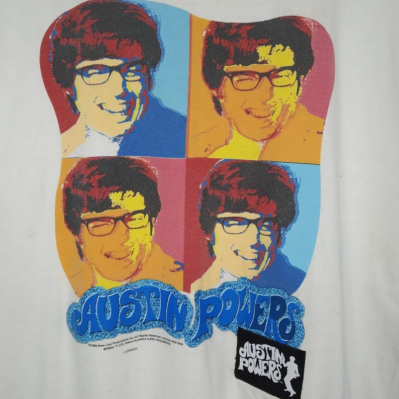 Vintage 90s Austin Powers American Comedy Film Movie T-shirt - Etsy