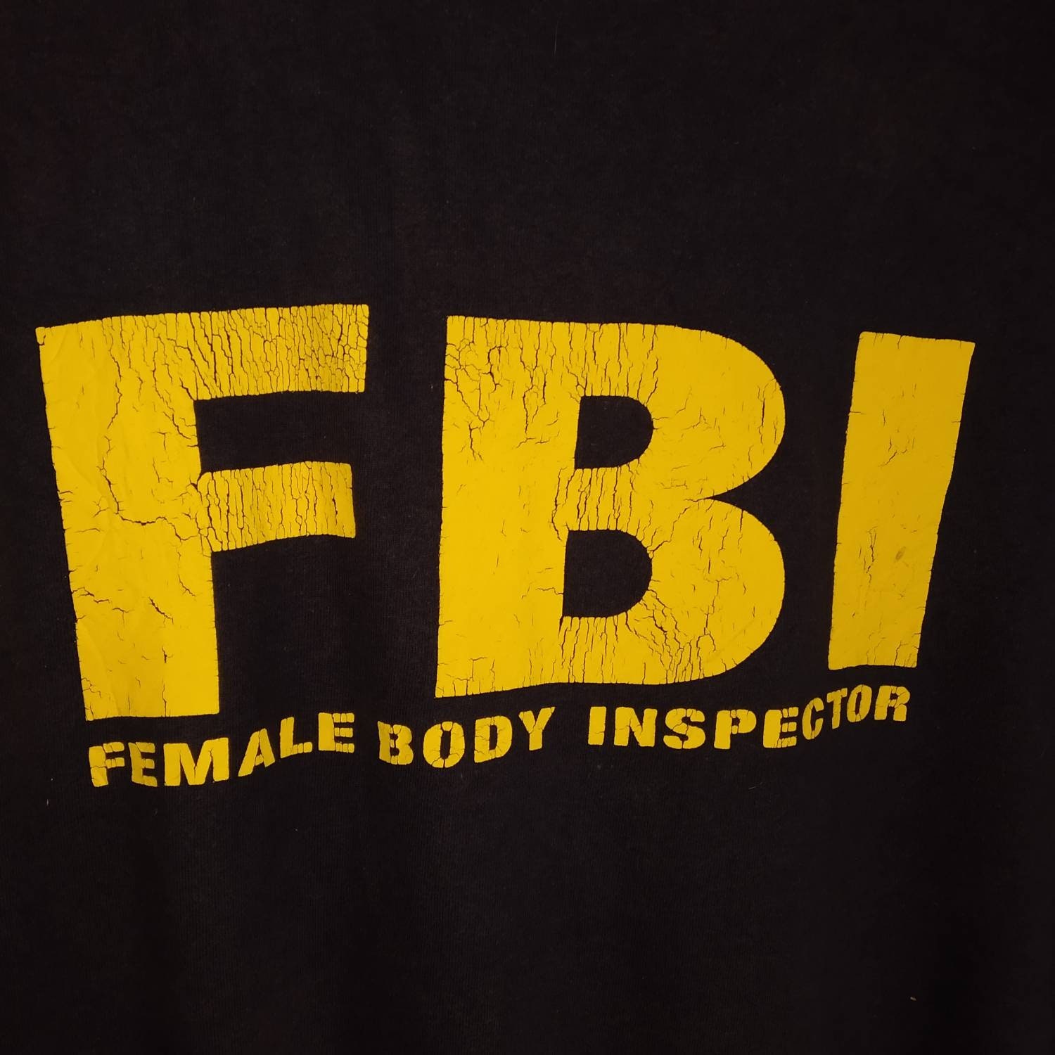 Rare!! Female Body Inspector FBI Logo T-shirt XL Size - Etsy