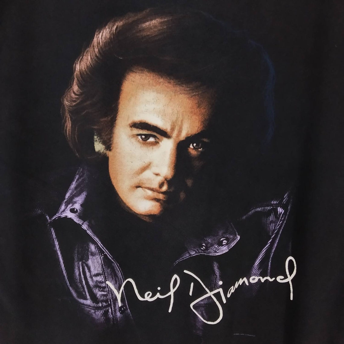 Vintage 90s Neil Diamond Concert Tour T-shirt - Etsy