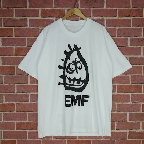 Rare!! EMF Alternative Rock Band Concert Tour T-shirt - Gem