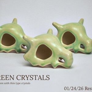 Crystalline Glazed Ceramic Skull (small) - Etsy