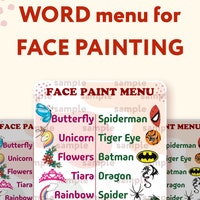 Easy CHRISTMAS Face Paint Templates | 8 Step-by-step Face Painting ...