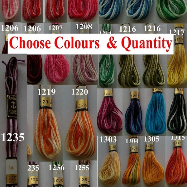 Dmc Variegated Floss - Etsy