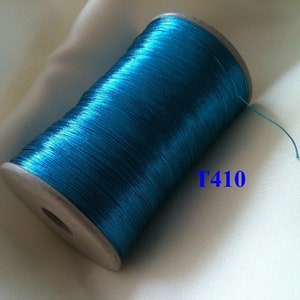 10 X Metallic Thread Yarn Spools Golden Metallic Thread Crochet Sewing ...