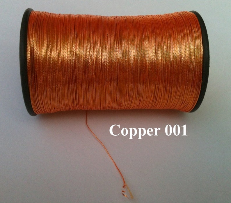 10 X Metallic Thread Yarn Spools Golden Metallic Thread - Etsy